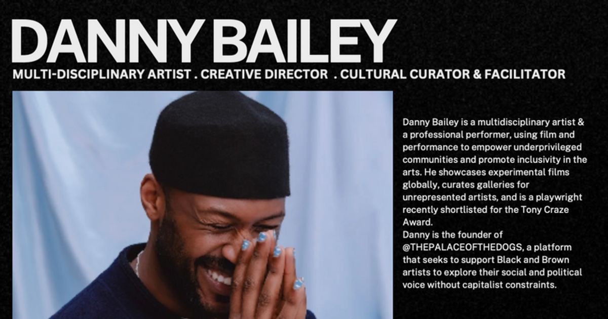 Danny Bailey - Multi-disciplinanry artis